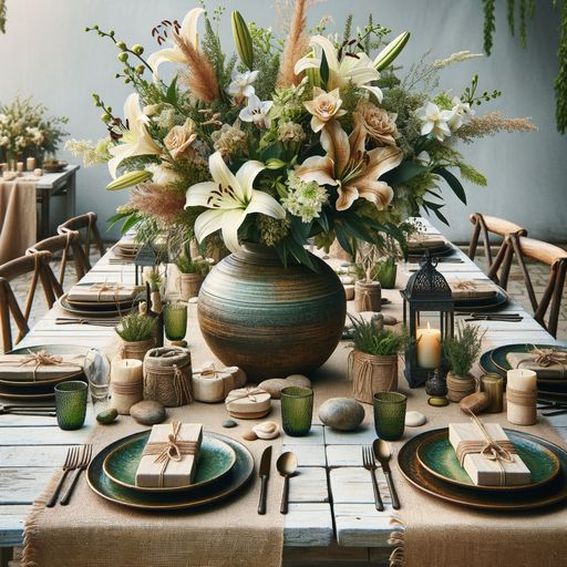 Free AI Wedding Table Decor Generator | Wedding Table Arrangement