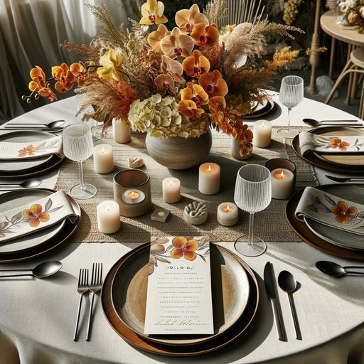 Free AI Wedding Table Decor Generator | Wedding Table Arrangement