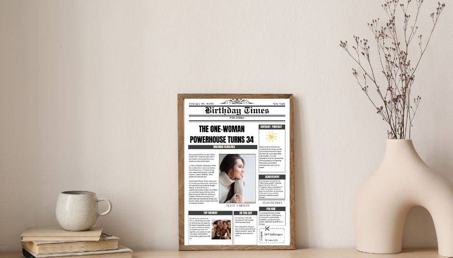 Free Personalized Birthday Newspaper | Custom Birthday Keepsake